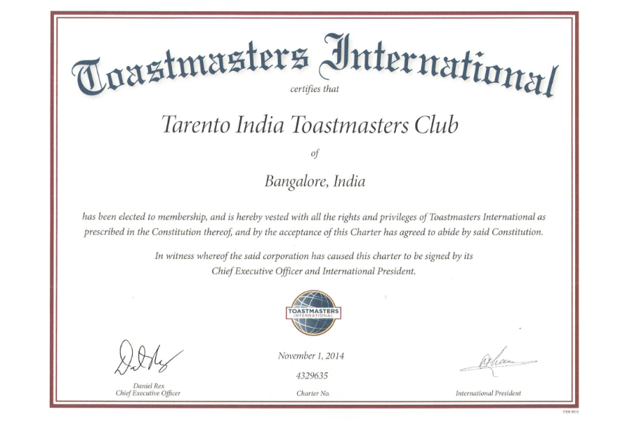 ::Tarento India Toastmasters Club - 250th Meeting Milestone::